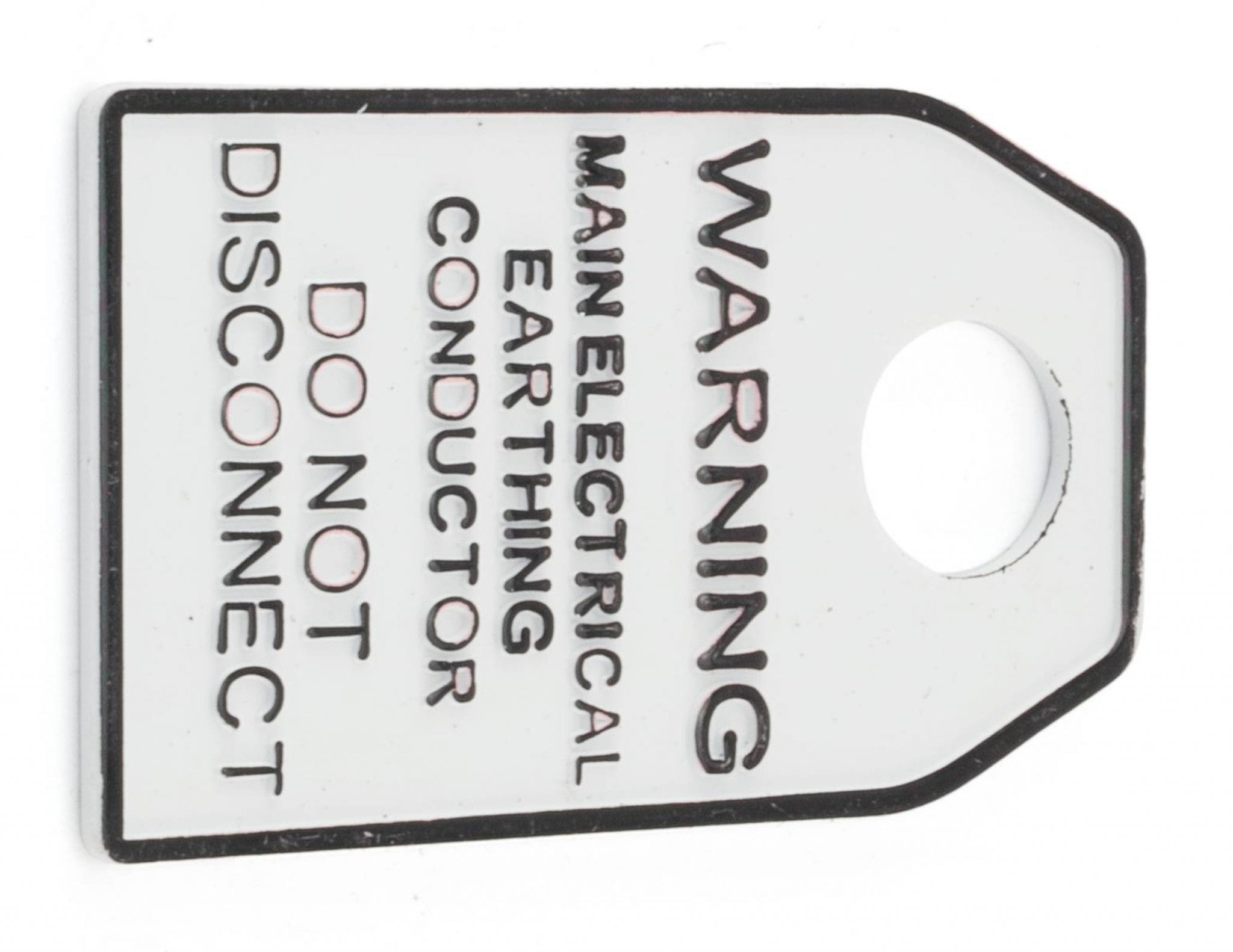 Domestic Rod Earth Tag - Engineering Supplies