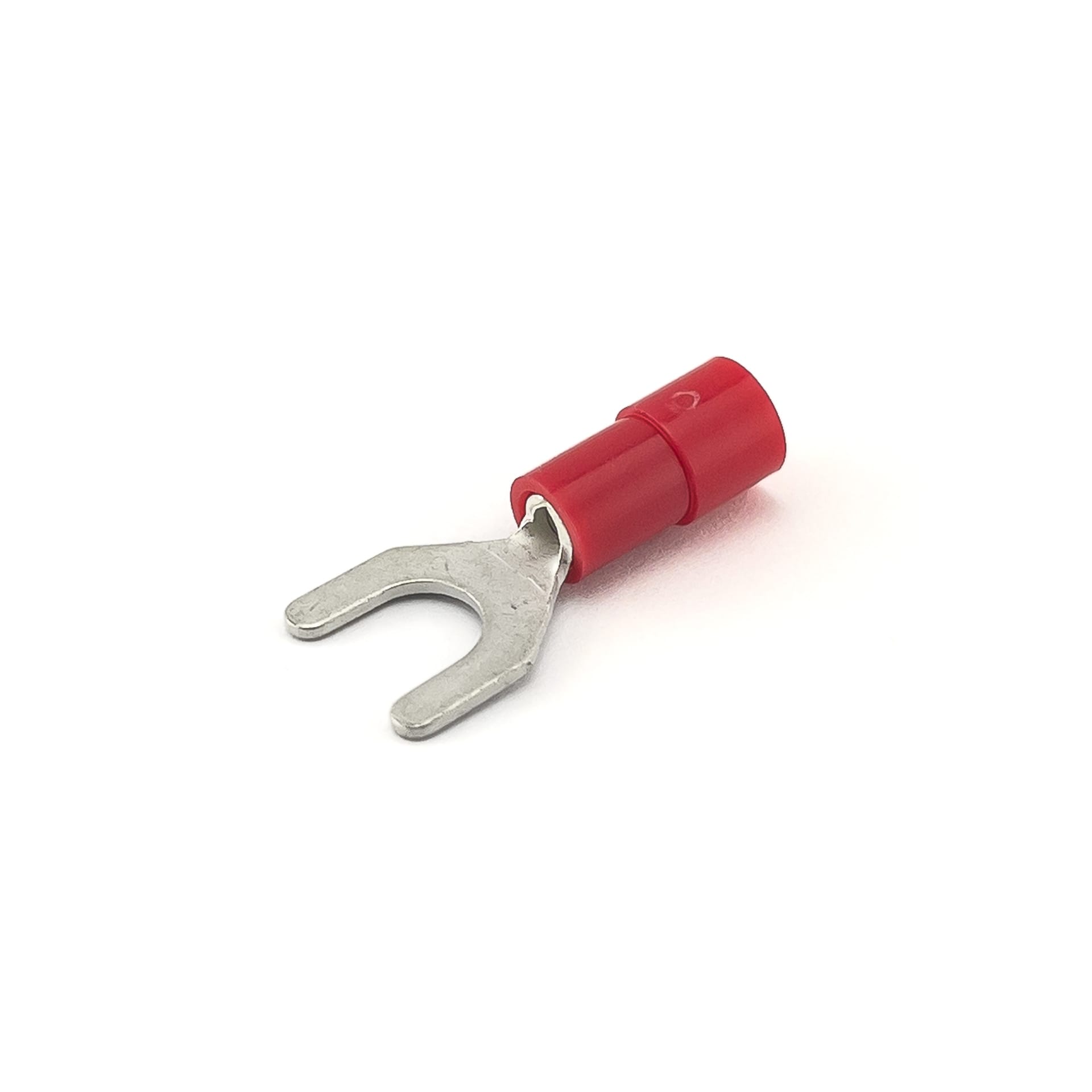 Fork Terminals - 0.5 - 1.5mm2 Red - Engineering Supplies