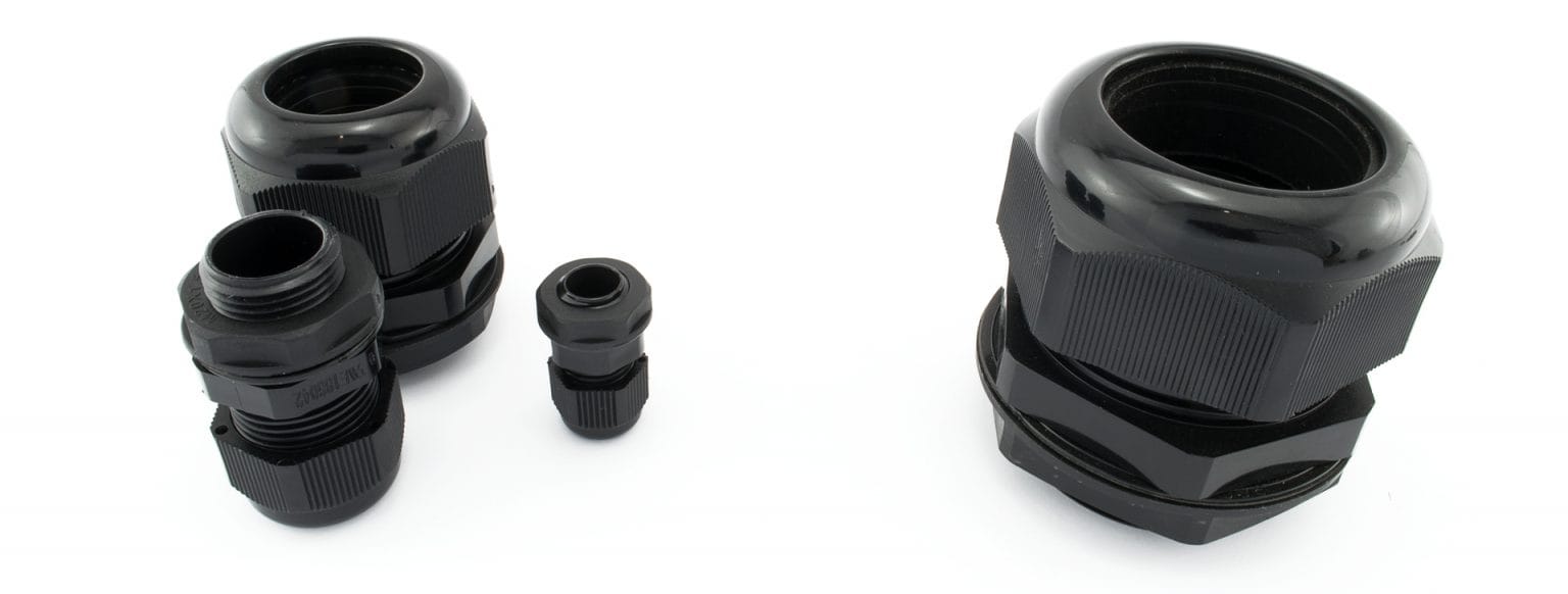 KSS Nylon Compression Glands (Black) - Engineering Supplies